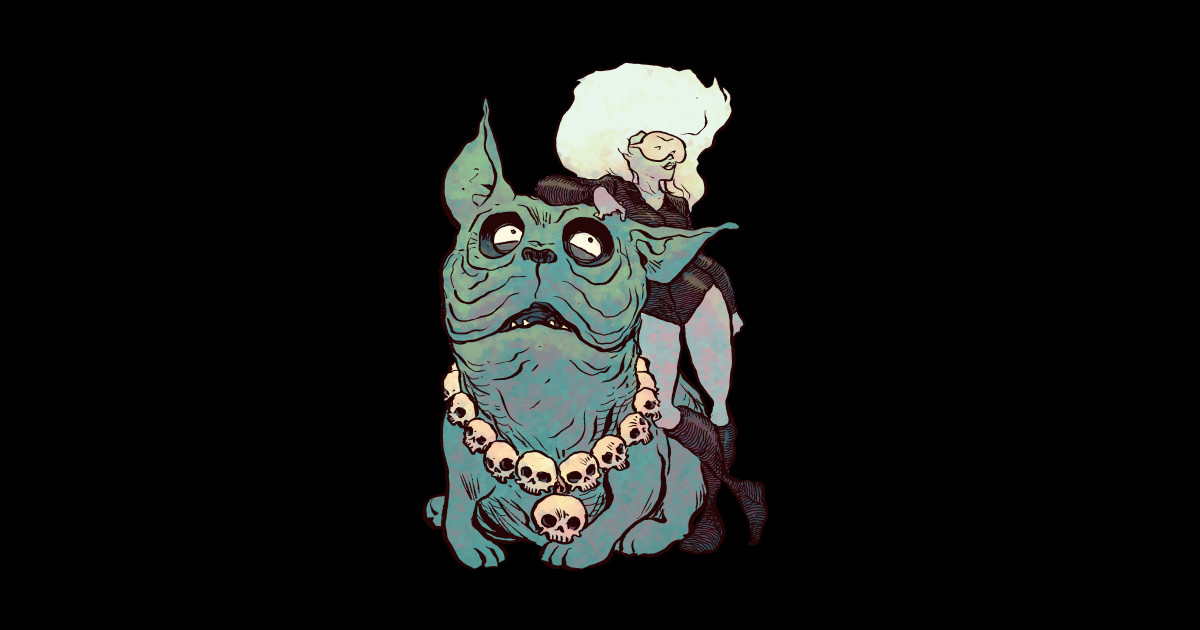 Demon Dog - Dog - Sticker | TeePublic