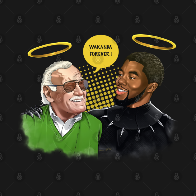 wakanda forever rip - Rip Chadwick Boseman - T-Shirt | TeePublic