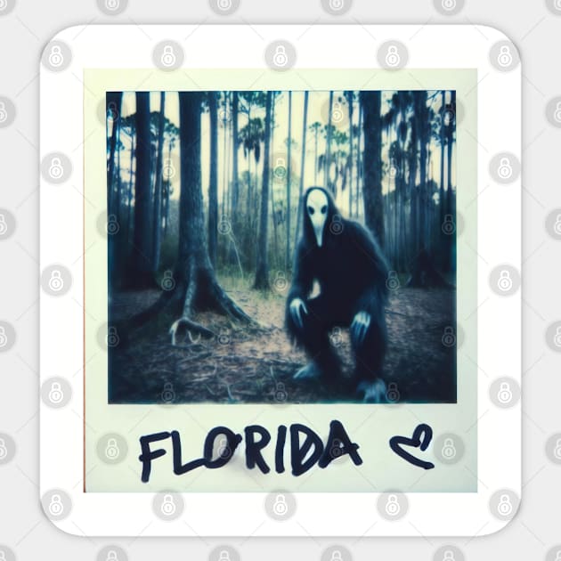 Florida swamp monster photo - Florida - Sticker | TeePublic