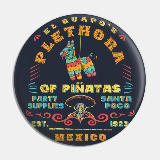 El Guapo's Plethora Of Piñatas Party Supplies - Three Amigos - Pin ...