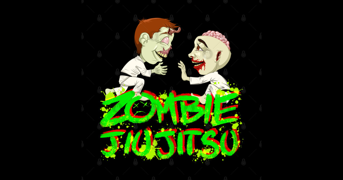 Zombie Jiu Jitsu - Bjj - Sticker | TeePublic