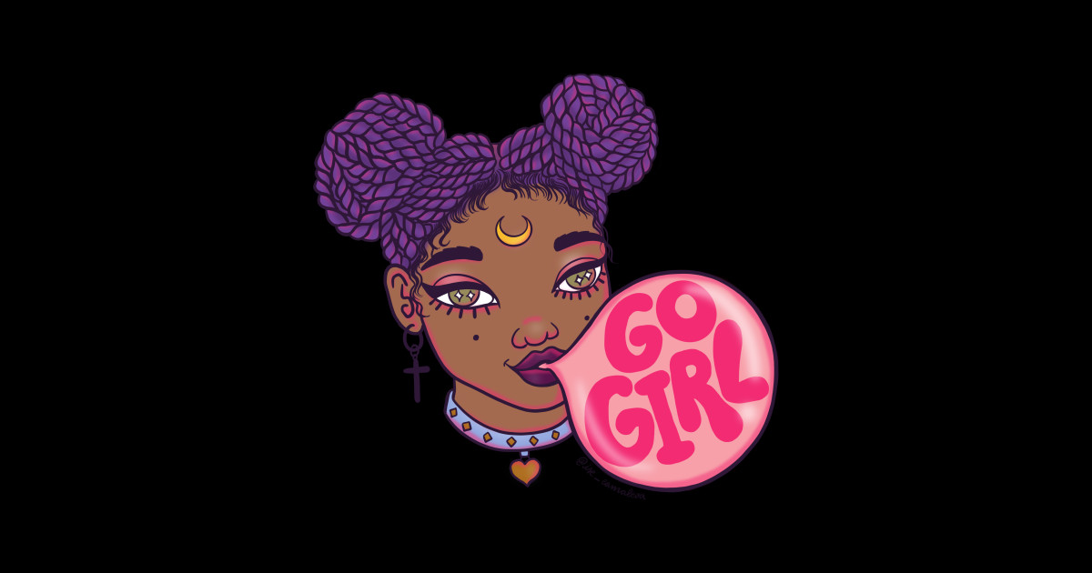 Go girl - Go Girl Girl Power - Sticker | TeePublic