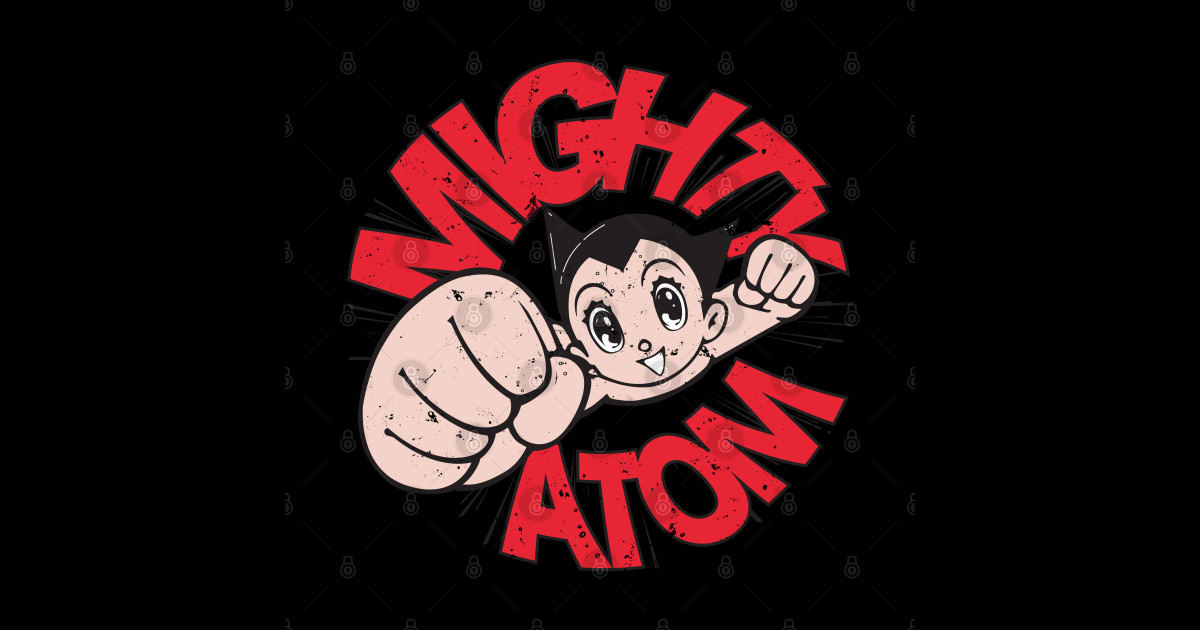 MIGHTY ATOM FLY - Vintage Astro Boy Est. 1952 - Mighty Atom - Sticker ...