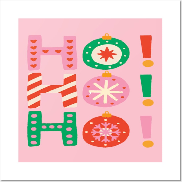 Cute Hand Drawn Christmas Ho Ho Ho - Cristmas Ho Ho Ho - Posters and ...