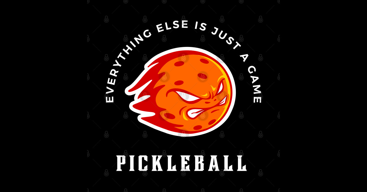 Pickleball fireball cool design to wear - Pickleball Player - Sticker ...