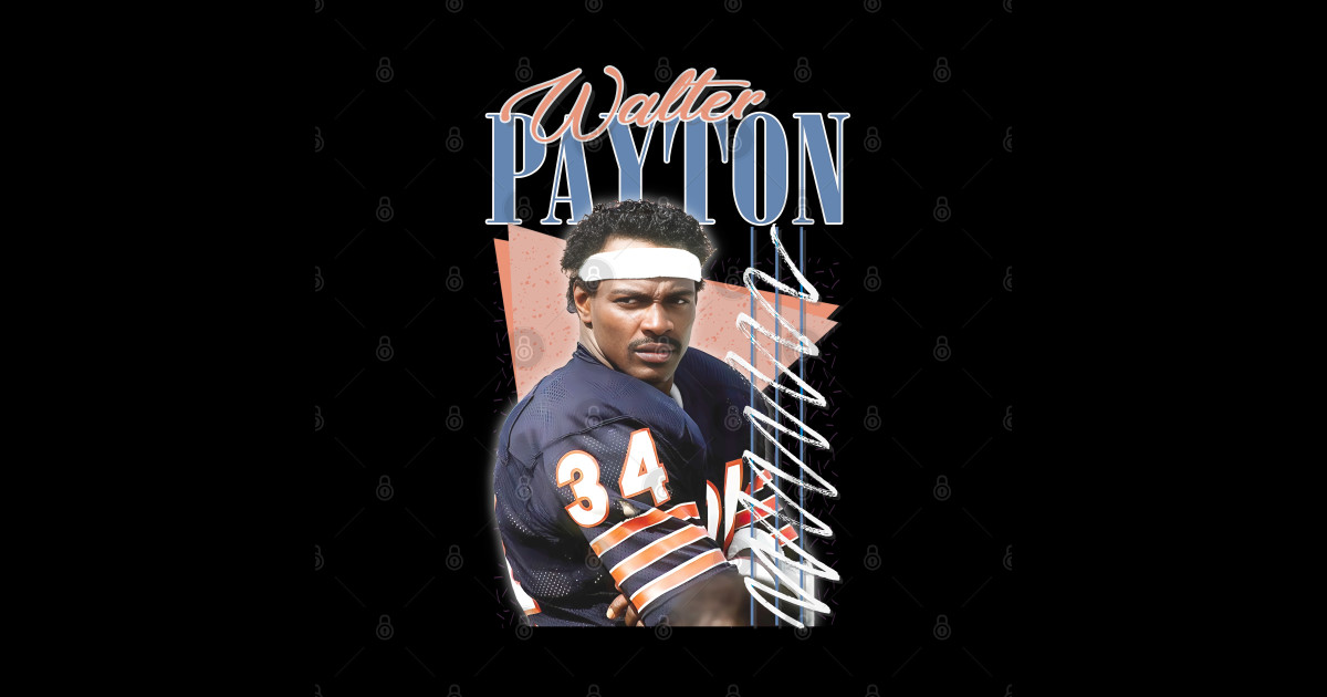 Walter Payton ----- 80s Retro Aesthetic - Walter Payton - Posters and ...