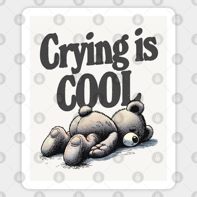 Crying Is Cool ⛥ - Nihilism - Sticker | TeePublic