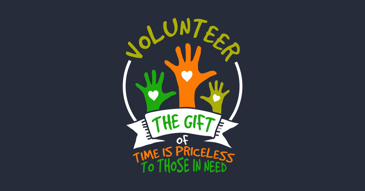 Volunteer - Give Your Time to Those in Need - Volunteer - Sticker ...