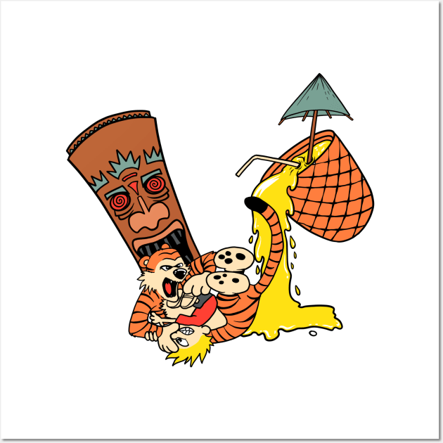 Calvin and Hobbes Fight - Calvin And Hobbes Fight - Posters and Art ...