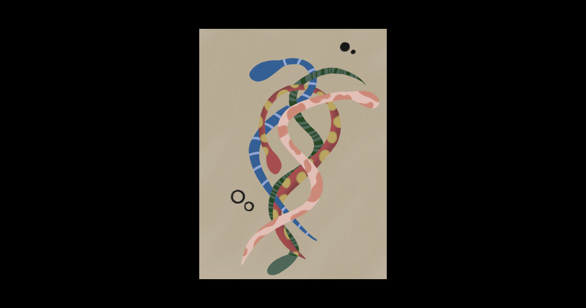 bundle of snakes - Snake - Sticker | TeePublic