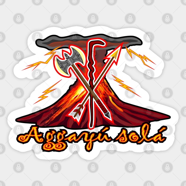 Aggayu Sola - Aggayu Sola - Sticker | TeePublic