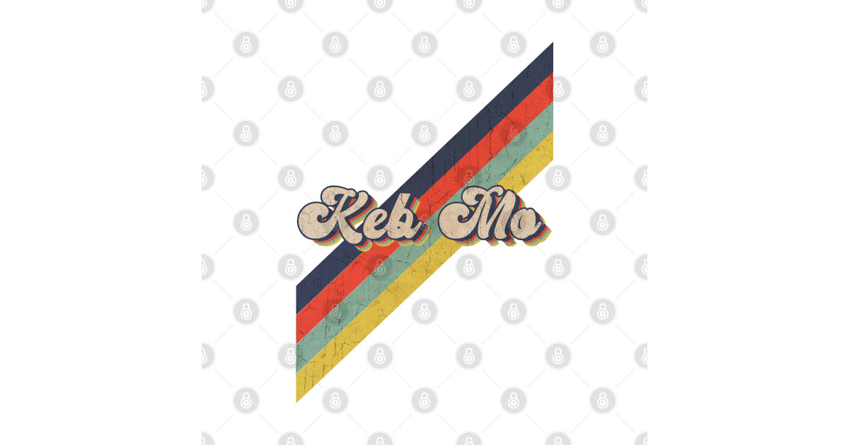 retro vintage color Keb Mo - Keb Mo - T-Shirt | TeePublic