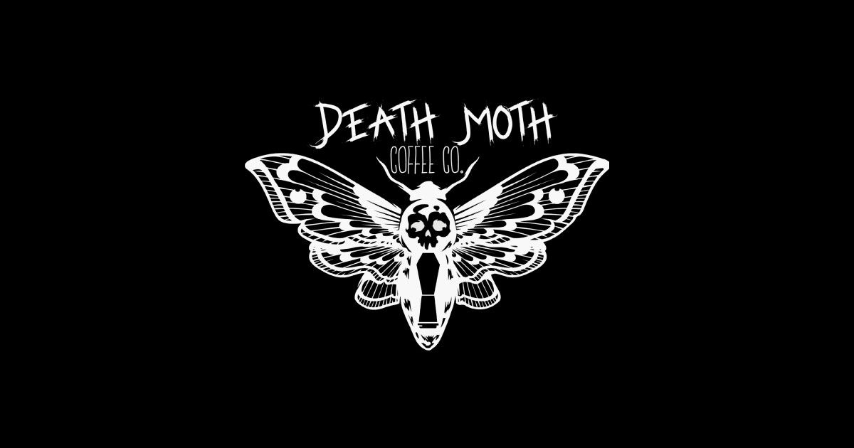 Death Moth (Logo 1) - Coffee - Sticker | TeePublic