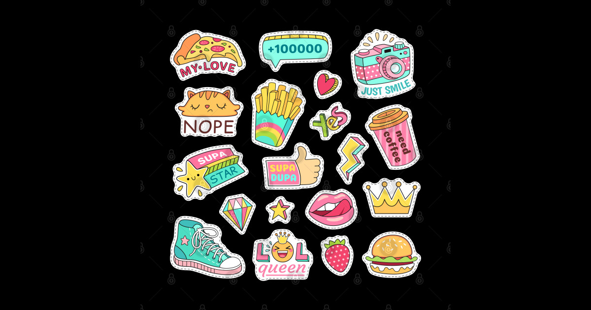 Outing Girl Food sticker collection set - Outing Girl Food Sticker ...