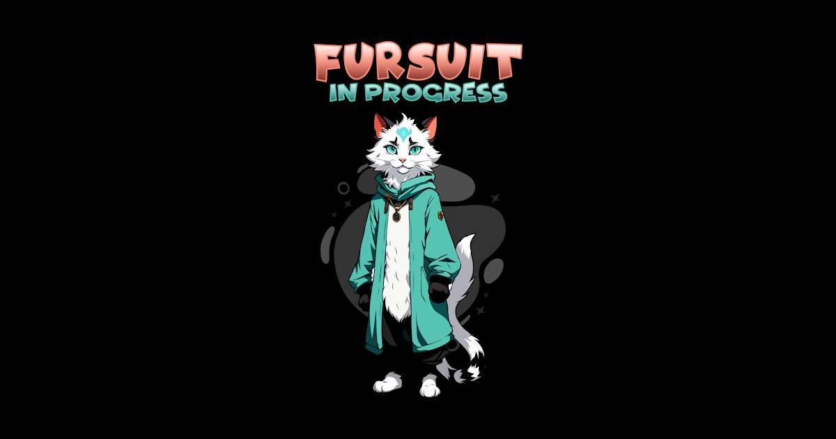 Fursuit in Progress I Cute Furries Fandom Cosplay - Furry - Sticker ...