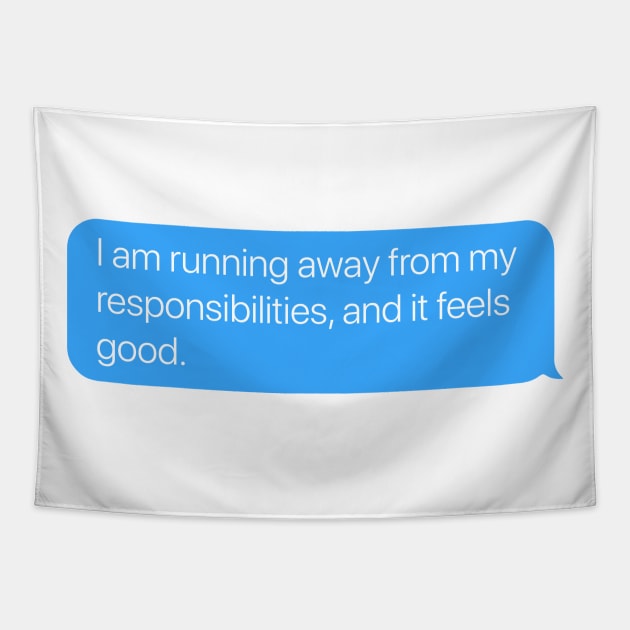Running Away from Responsibilities - The Office - Tapestry | TeePublic