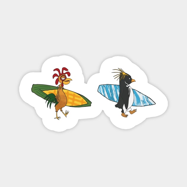 Surfs Up Cody Maverick And Chicken Joe Funny Surfing - Surfs Up Chicken ...