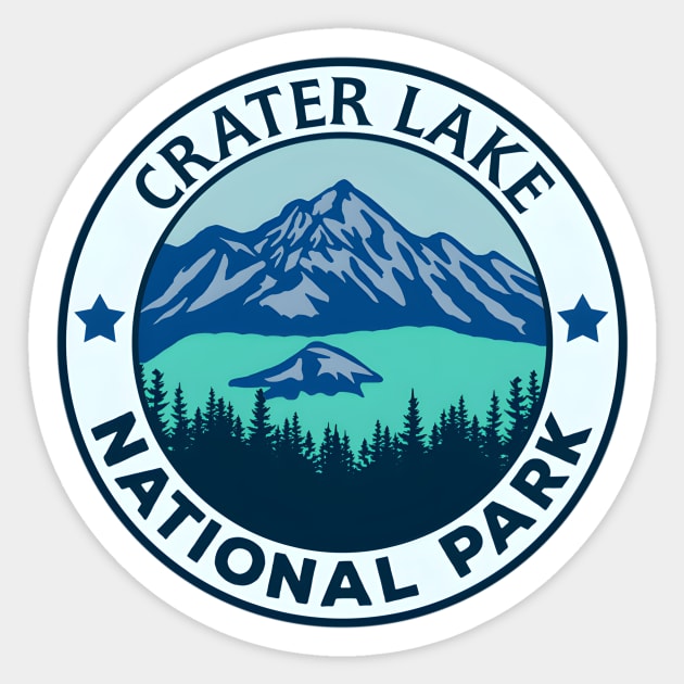 Crater Lake National Park - Crater Lake - Sticker | TeePublic