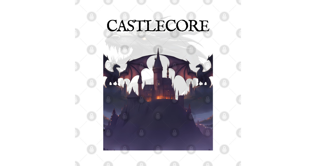 Castlecore Aesthetic Medieval. - Dragons - T-Shirt | TeePublic