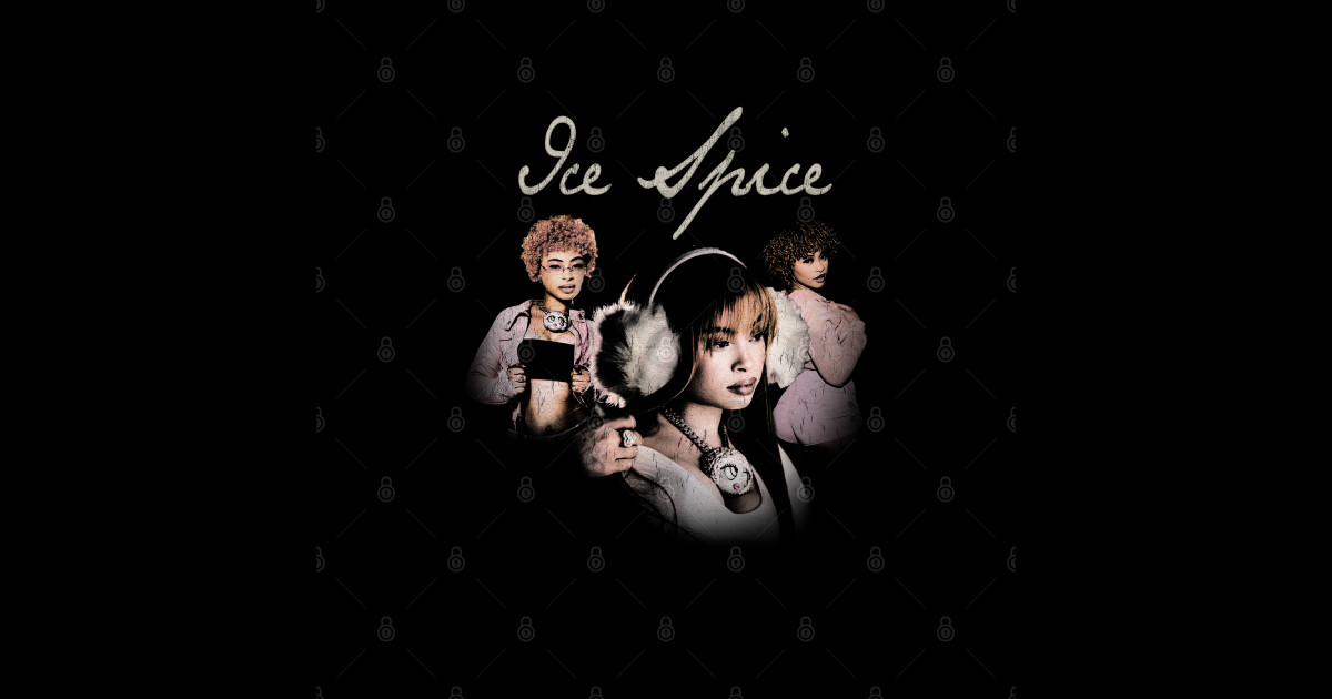 Ice Spice // 90s Style - Ice Spice - Sticker | TeePublic