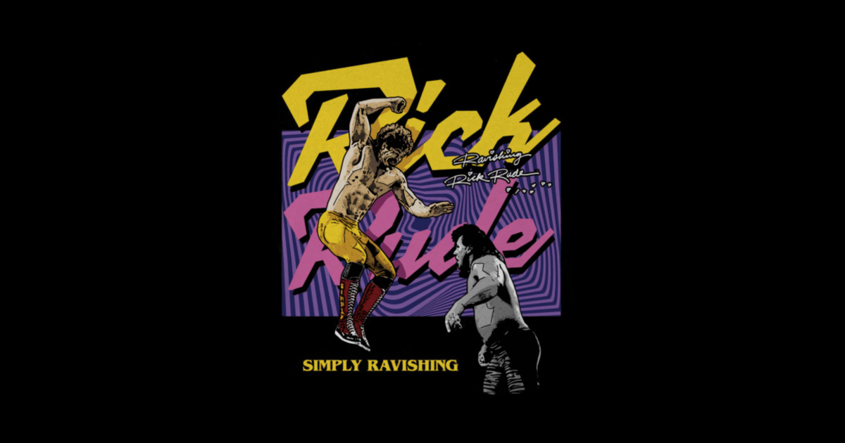 Rick Rude Ravishing Retro - Rick Rude - Sticker | TeePublic