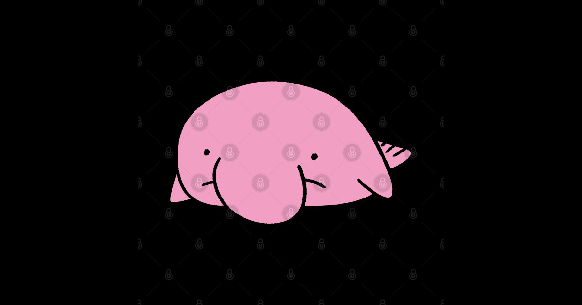 Grumpy blob - Blobfish - Posters and Art Prints | TeePublic