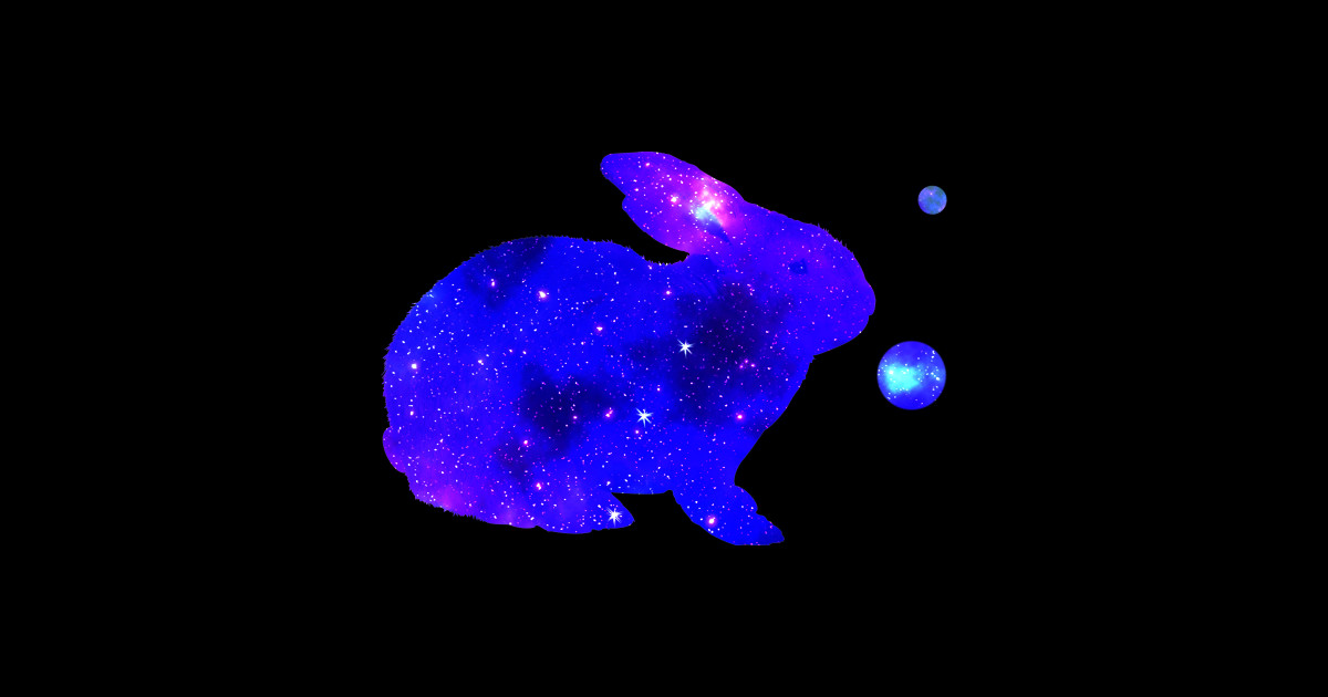 Rabbit in Space - Rabbit In Space - Sticker | TeePublic