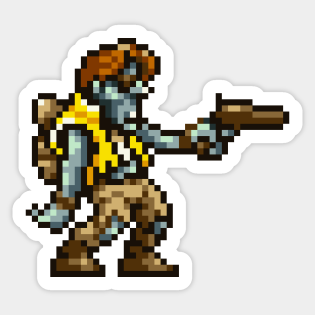 Tarma Roving Zombie - Metal Slug - Sticker | TeePublic