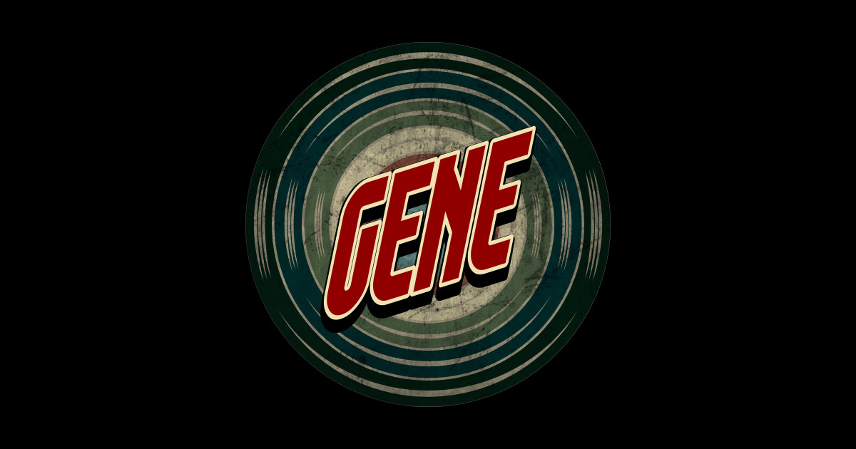 gene vintage cute - Gene - Sticker | TeePublic