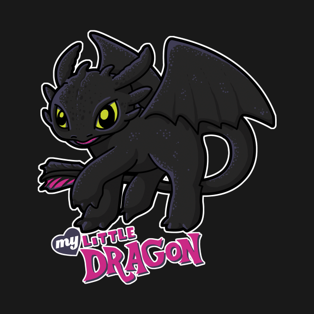 My Little Dragon - Mashup - T-Shirt | TeePublic