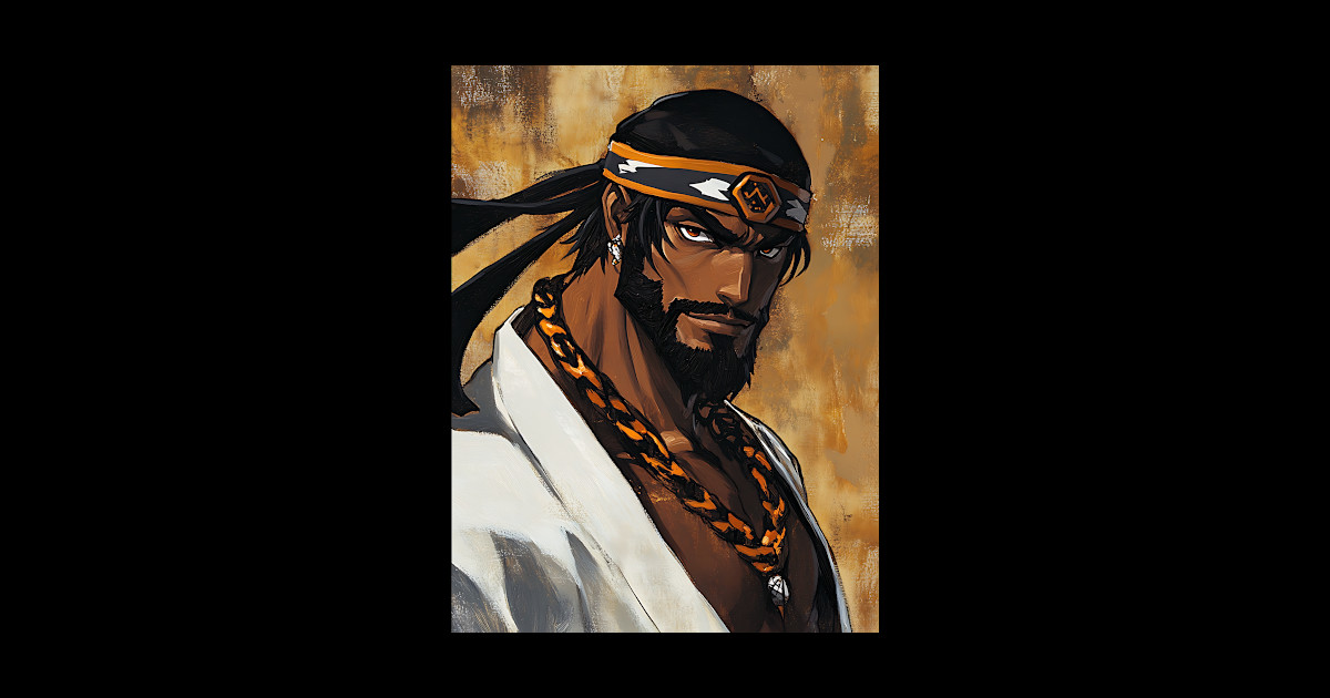 Rashid Street Fighter Fanart - Rashid - Sticker | TeePublic