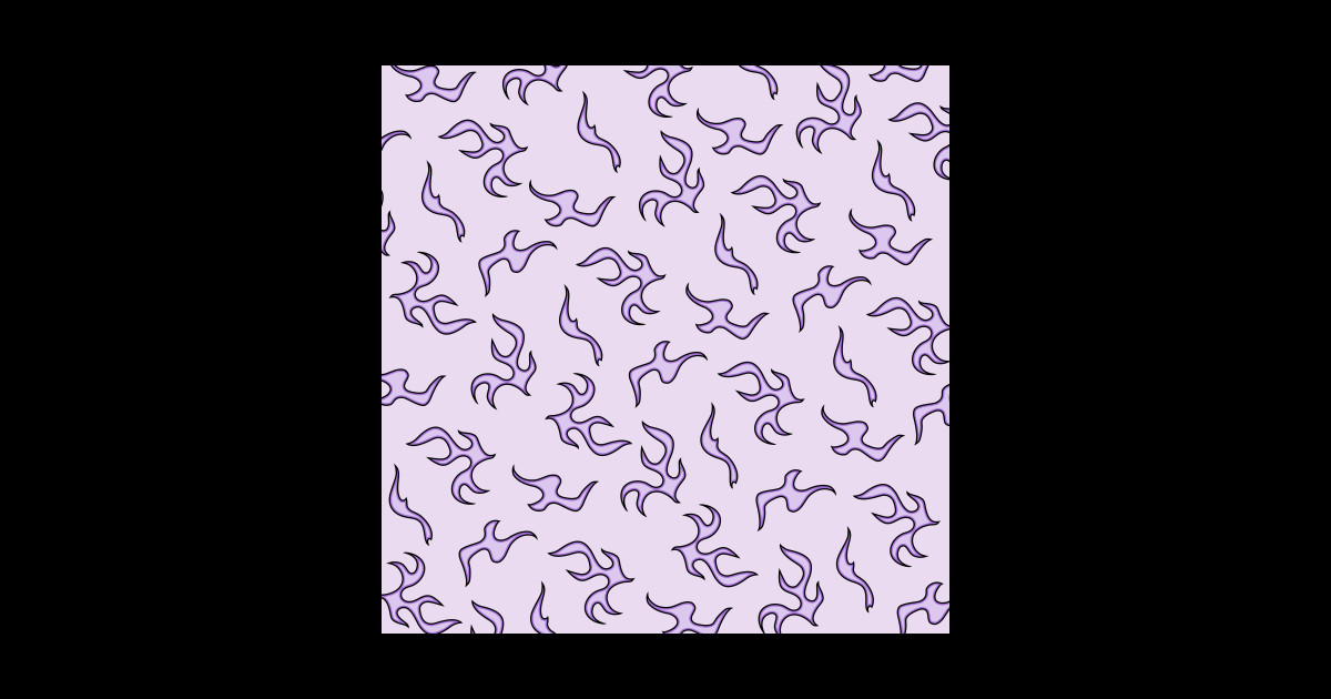 Purple Flame Aesthetic - Flame Aesthetic - Posters and Art Prints ...