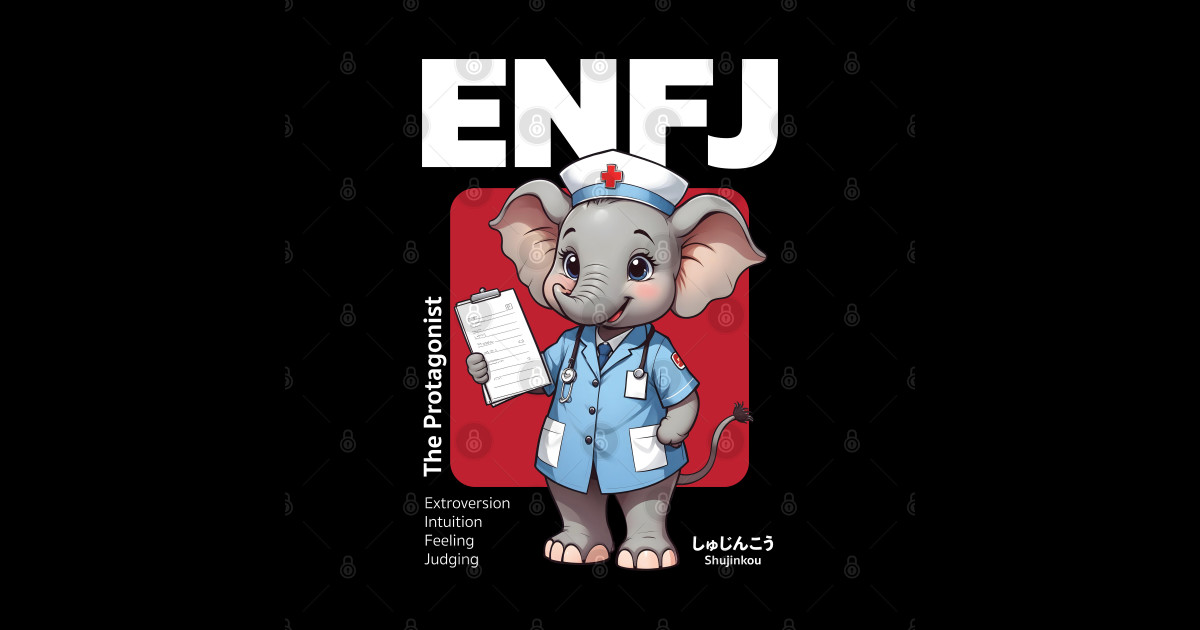 "ENFJ 'The Protagonist' MBTI Personality T-Shirt" - Mbti - Sticker ...