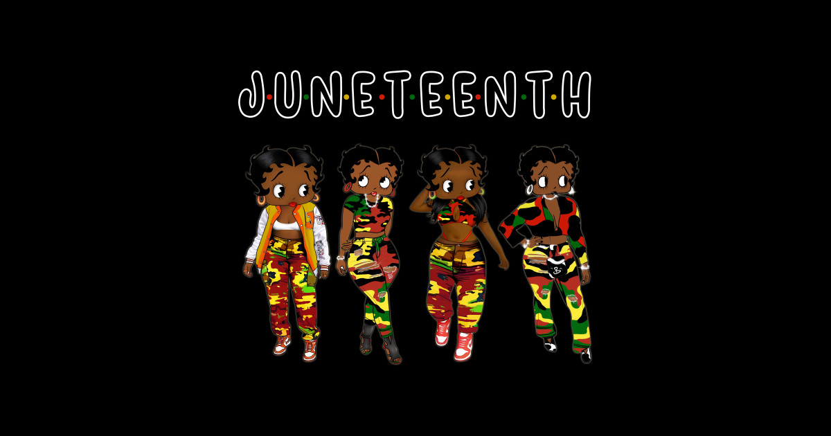 Happy Juneteenth Celebration with Betty Boop Art - Juneteenth ...