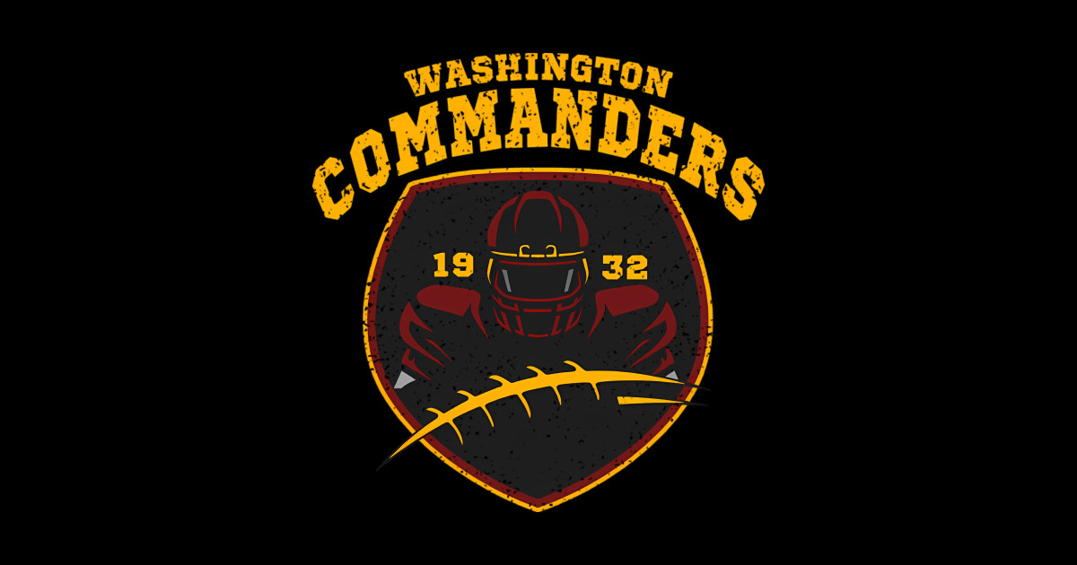 Washington Commanders Football Vintage Shield Logo - Washington ...