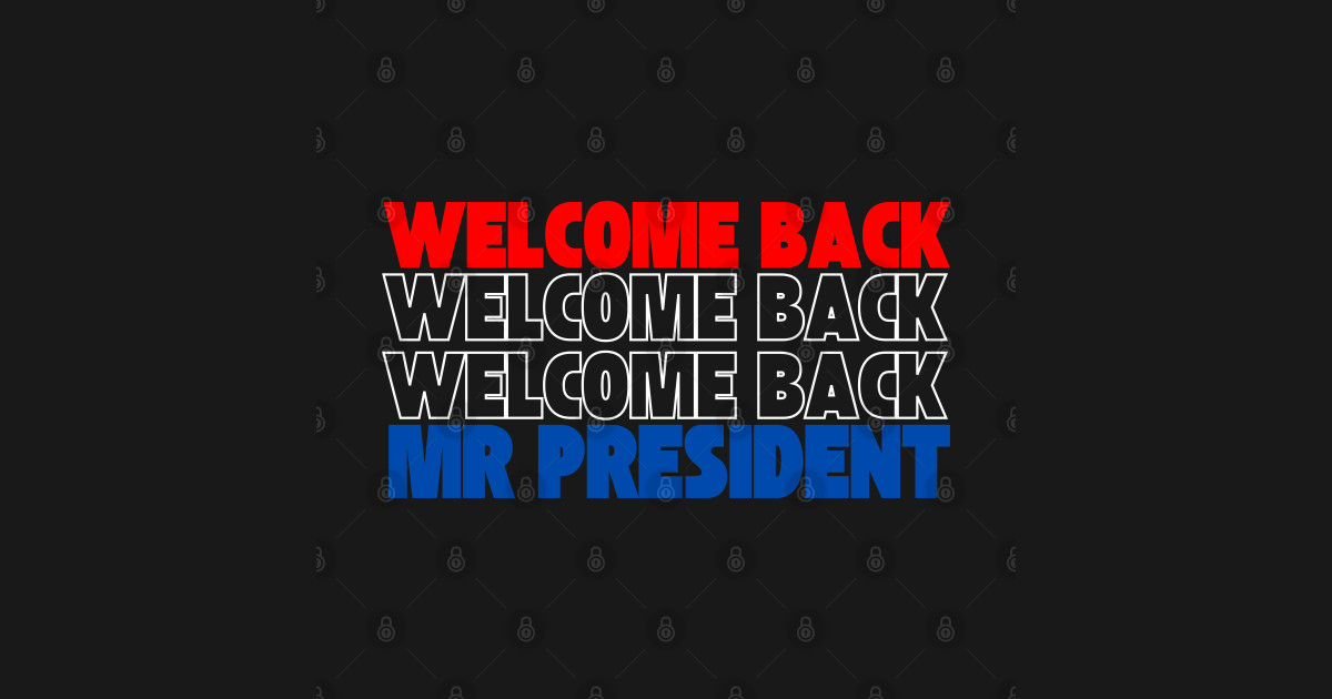 Welcome Back Mr President Donald Trump vintage - Welcome Back Mr ...