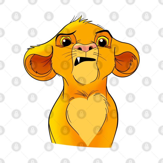 Simba fan art, the lion king character - Simba The Lion King - T-Shirt ...