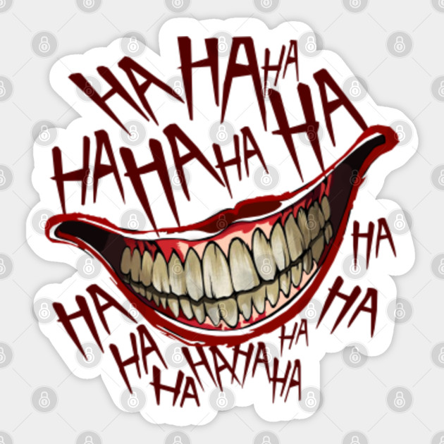 JOKER haha - Joker Joaquin Phoenix - Sticker | TeePublic