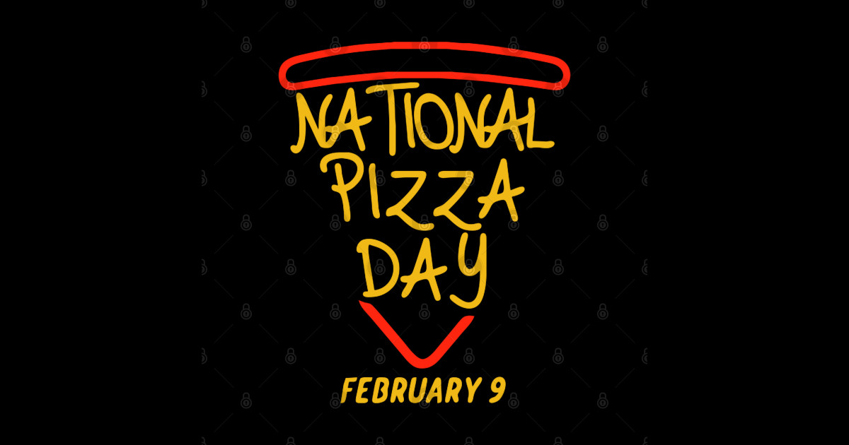 2024 National Pizza Day - February 9th - Pizza Day - Magnet | TeePublic