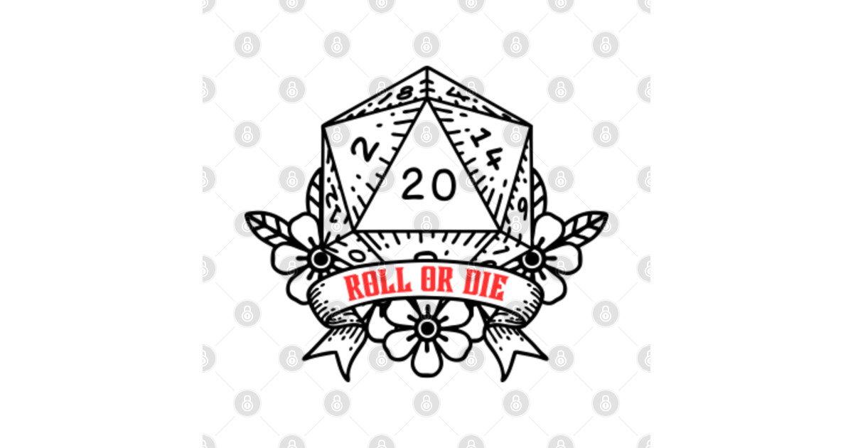 Roll or Die Logo - Dnd - T-Shirt | TeePublic