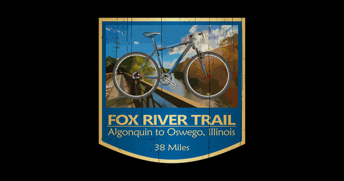 Vintage Fox River Trail Bike Trail Hiking Nature - Fox River Trail ...