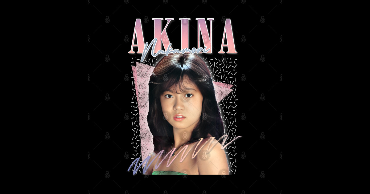 Akina Nakamori 中森明菜 Aesthetic - Akina Nakamori - Sticker | TeePublic