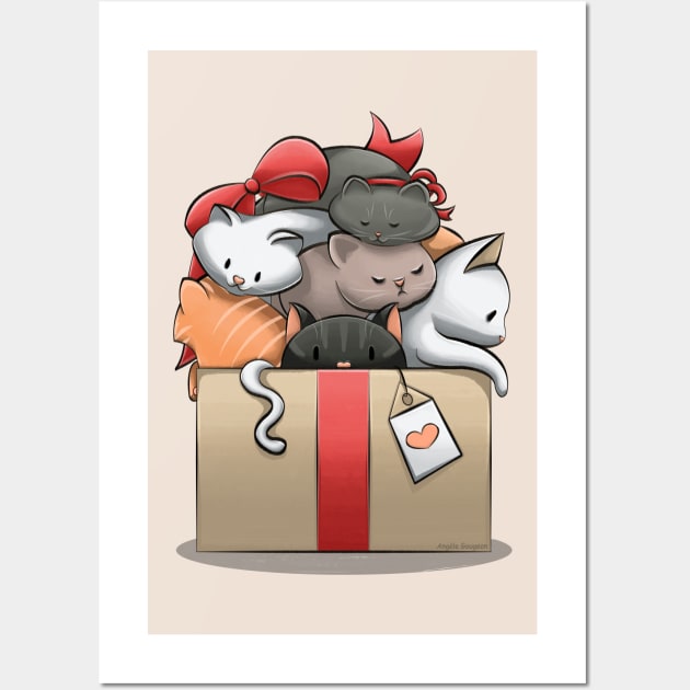 Box of Cats - Cute Cats - Posters and Art Prints | TeePublic