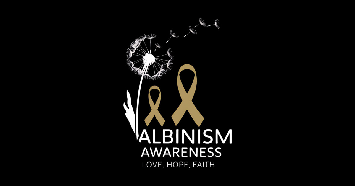 Albinism Awareness Dandelion Support In June Yellow Ribbon - Yellow ...