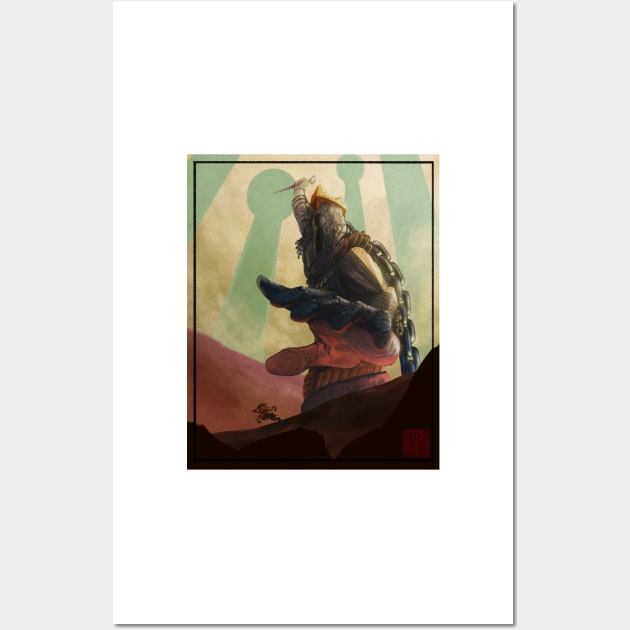 The Gatekeeper (with border) - Gatekeeper - Posters and Art Prints ...