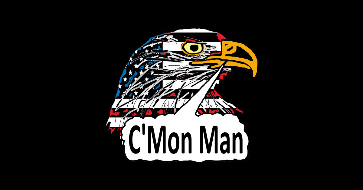 C'Mon Man - Cmon Man - Sticker | TeePublic
