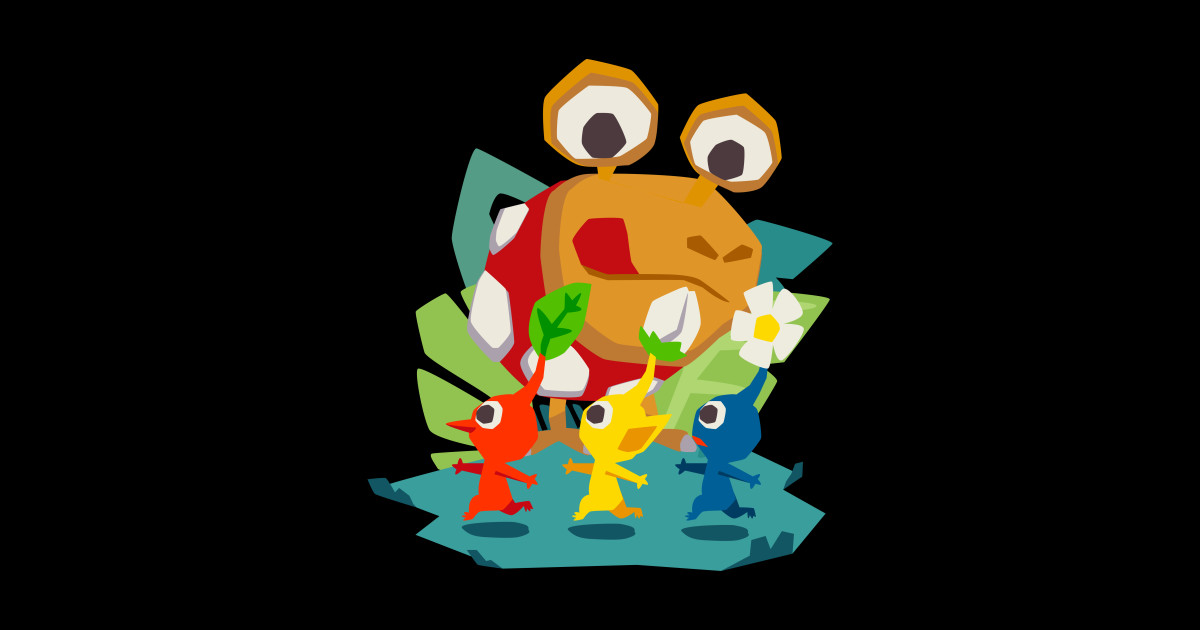 Pikmin run - Pikmin - Sticker | TeePublic