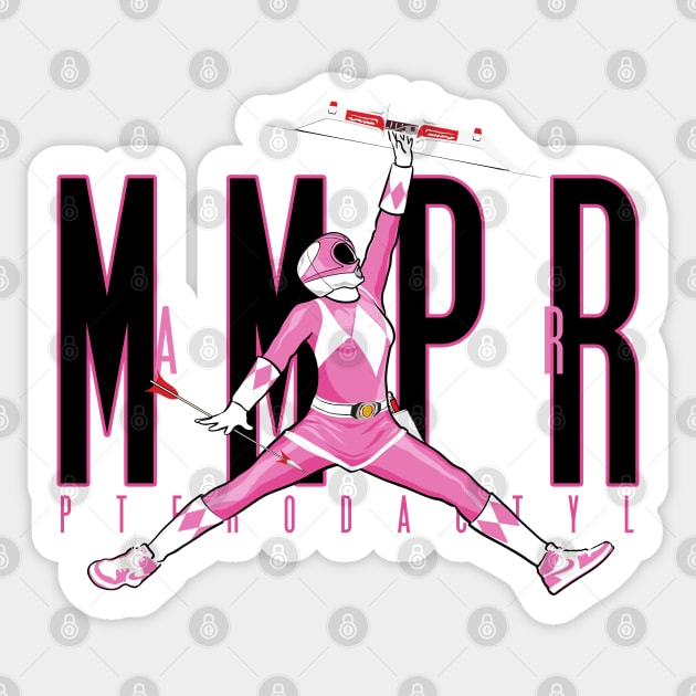 AIR PINK RANGER - Mmpr - Sticker | TeePublic