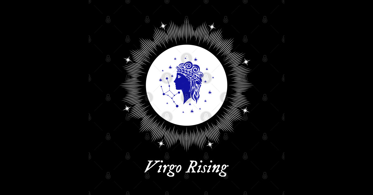 Virgo Rising Astrology Chart Zodiac Sign Ascendant - Virgo Zodiac - Pin ...