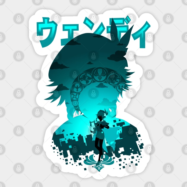 GENSHIN IMPACT VENTI - Genshin Impact - Sticker | TeePublic